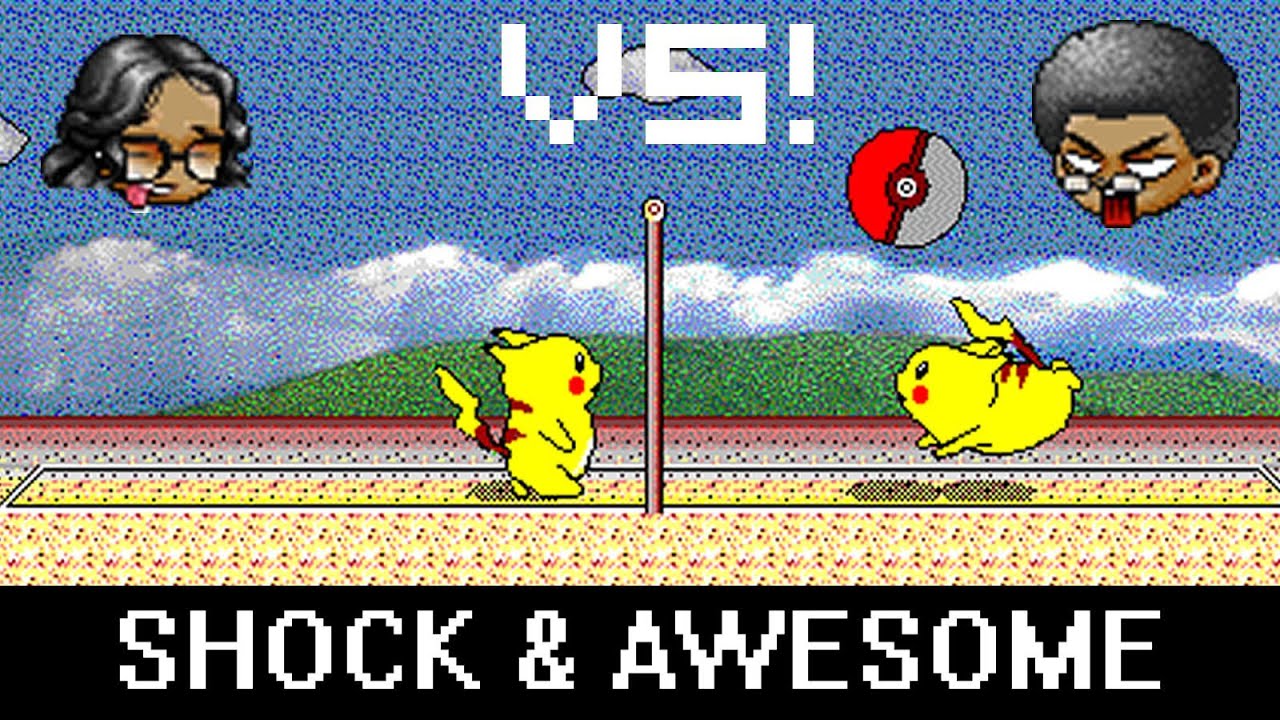 Pikachu Volleyball: -VS MATCH!- Shock & Awesome - YouTube