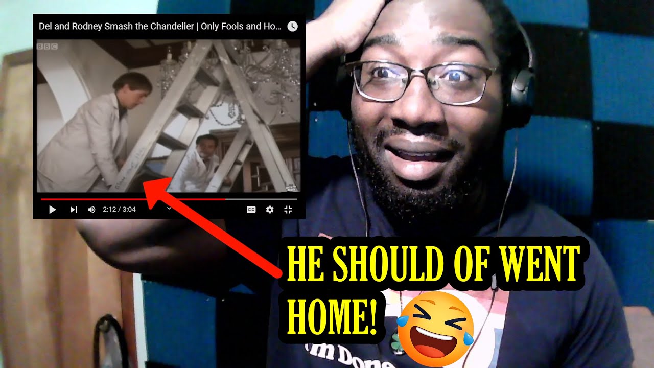 American Reacts | British Comedy: Del and Rodney Smash the Chandelier ...