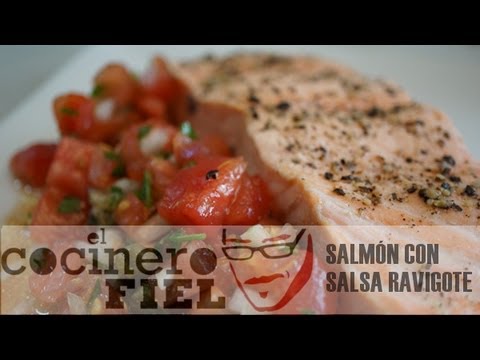 EL COCINERO FIEL #476 SALMÓN CON SALSA RAVIGOTE - YouTube