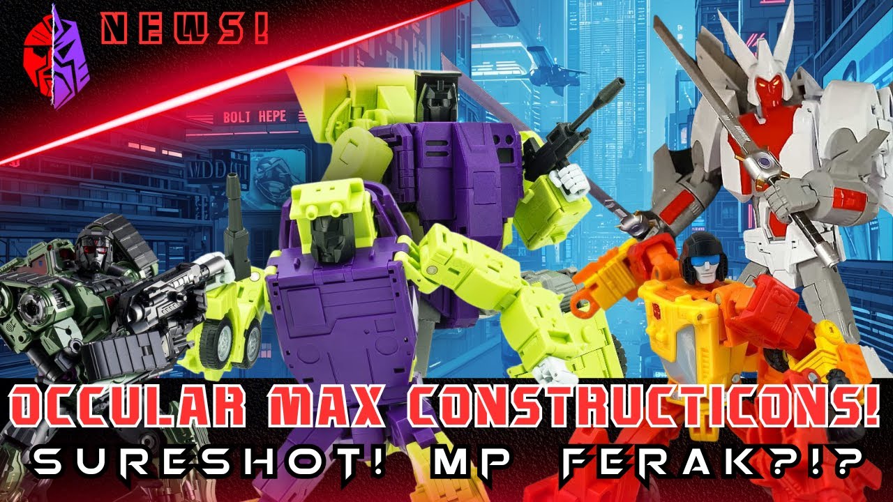 Ocular Max Constructicons Prototypes! Hasbro Sureshot Sure Looks Good ...