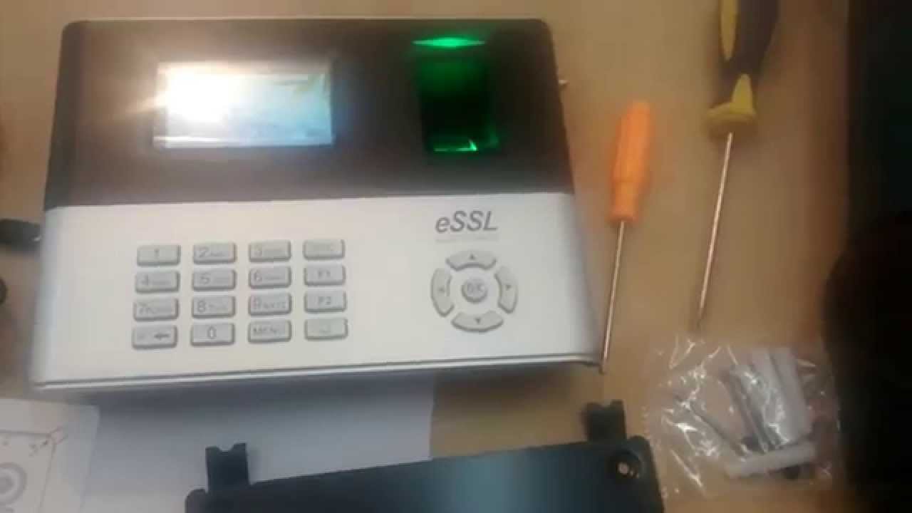 Biometric Attendance System - Mount on Wall - YouTube