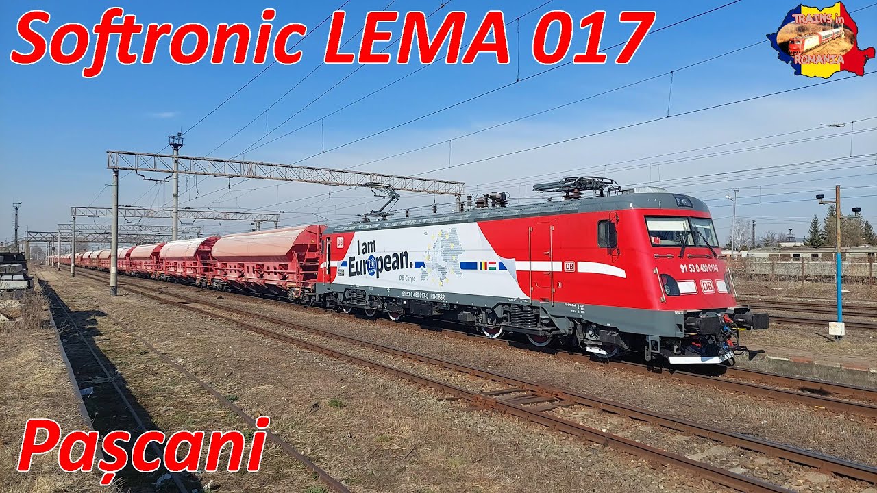 [4K] DB Cargo Romania Softronic LEMA 017 cu 29 Tadgs si 1 Taoos la ...