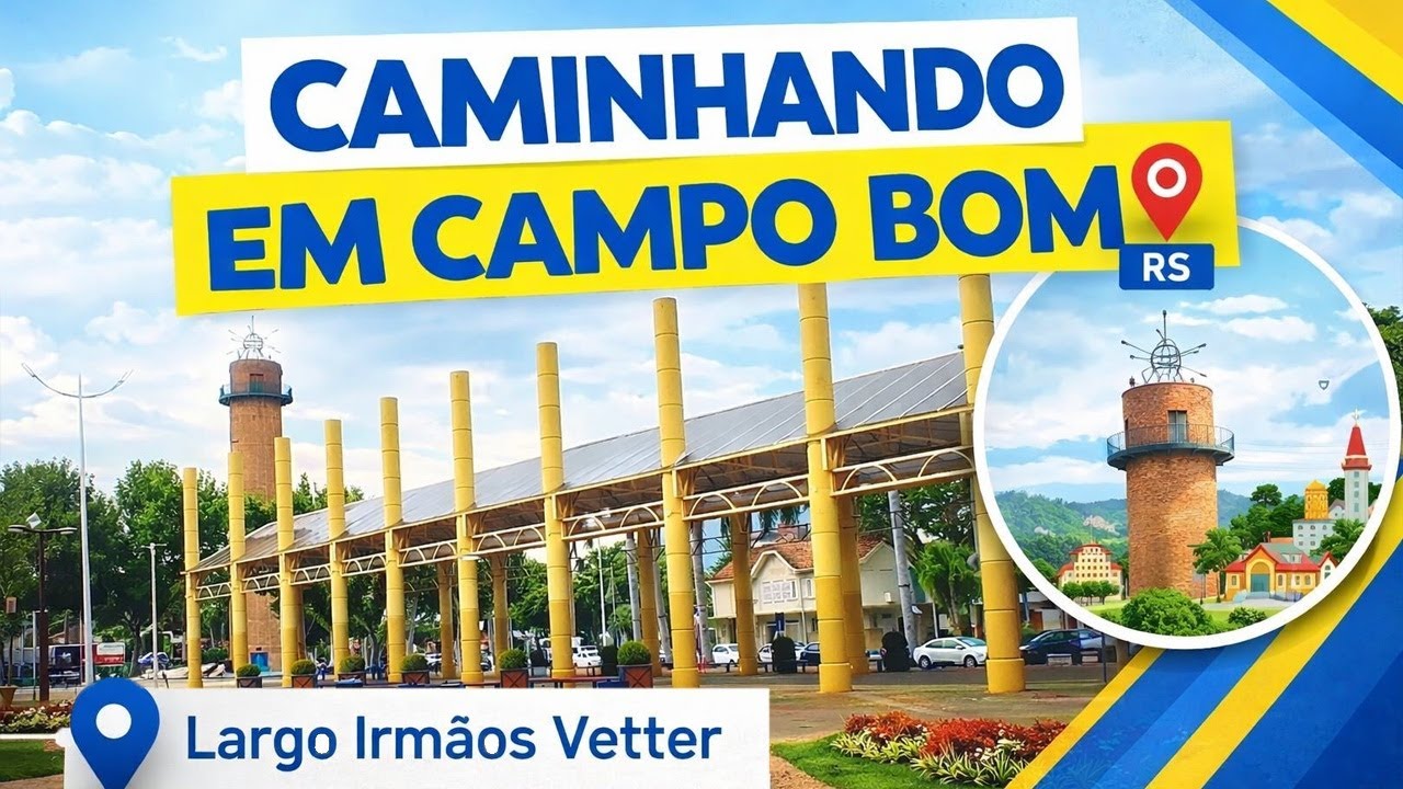 Caminhando Pela Cidade de Campo Bom - RS - Walking Tour - YouTube