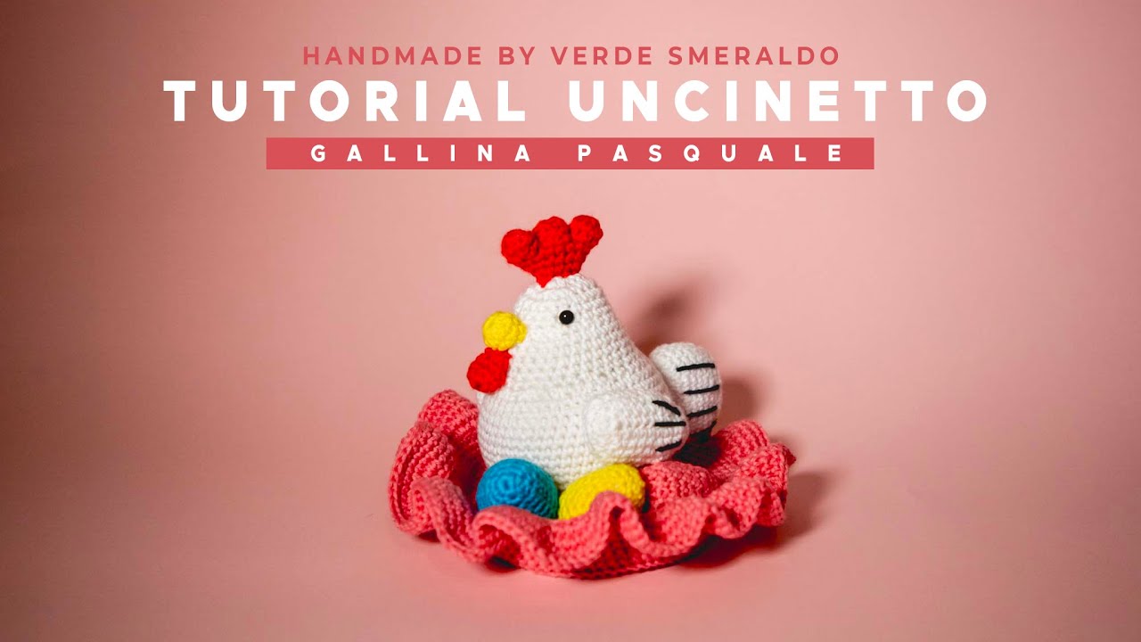 TUTORIAL GALLINA PASQUALE 2022🕊 || Come fare centrotavola con uova all'uncinetto - YouTube