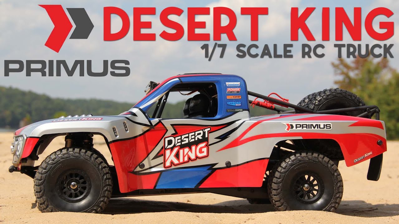 All-New Primus Desert King 1/7 Scale 4WD RC Truck - RTR | Motion RC ...