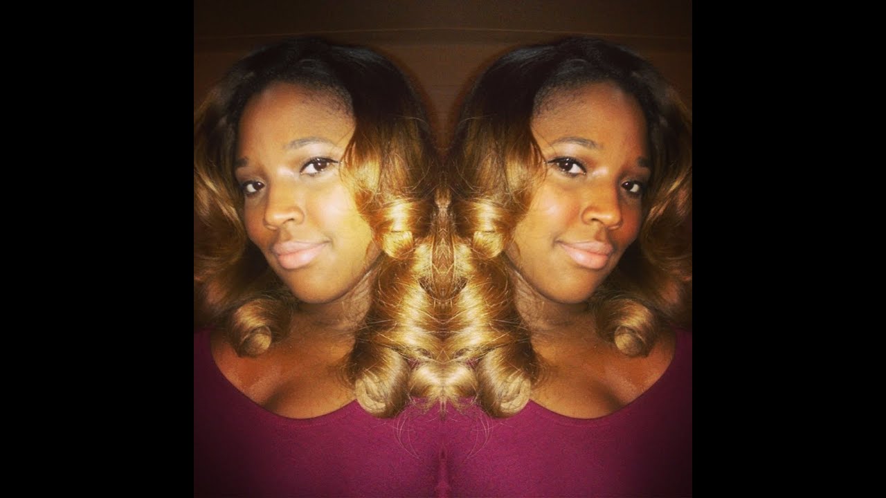 How to: Flipped out curls using flexi rods - YouTube