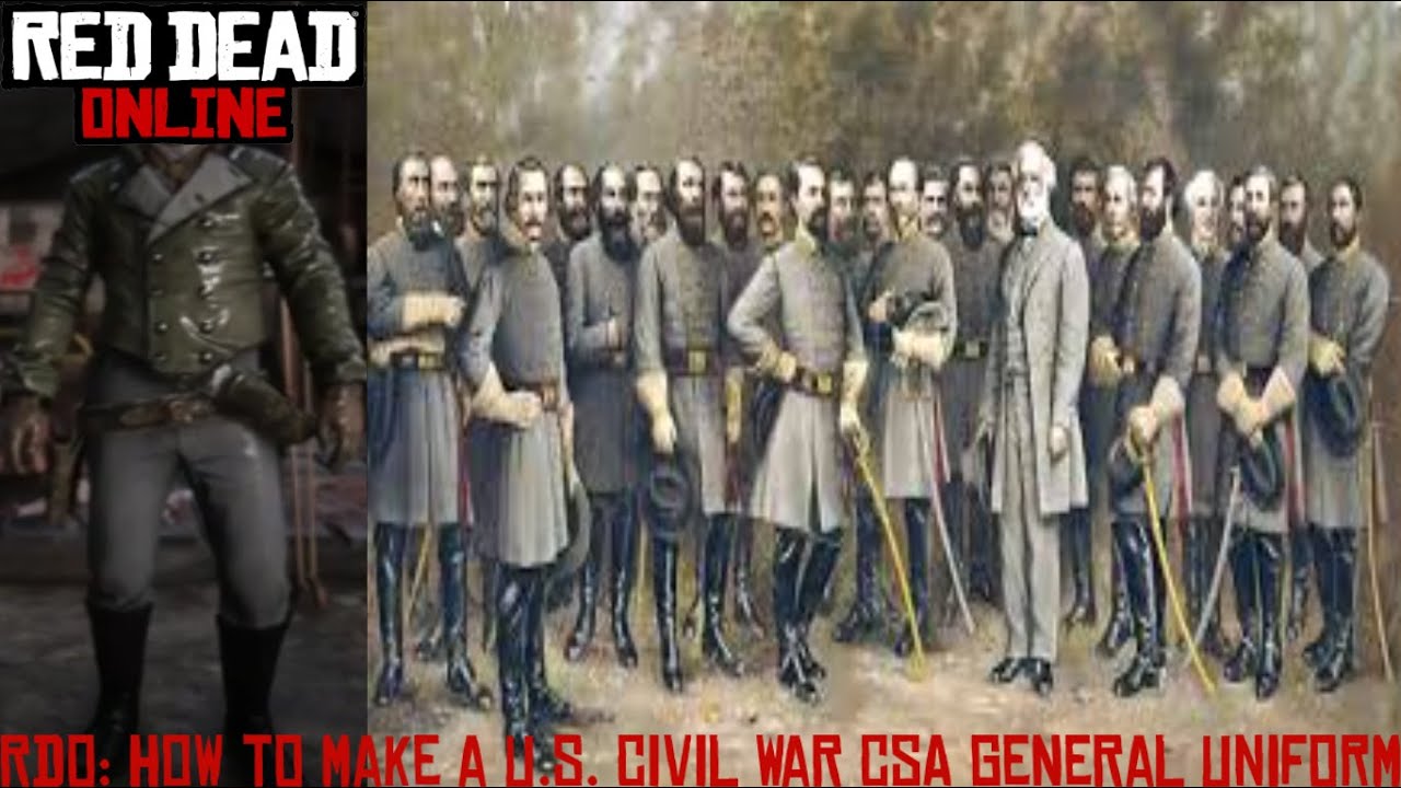 RDO: How to Make a U.S. Civil War CSA General Uniform - YouTube