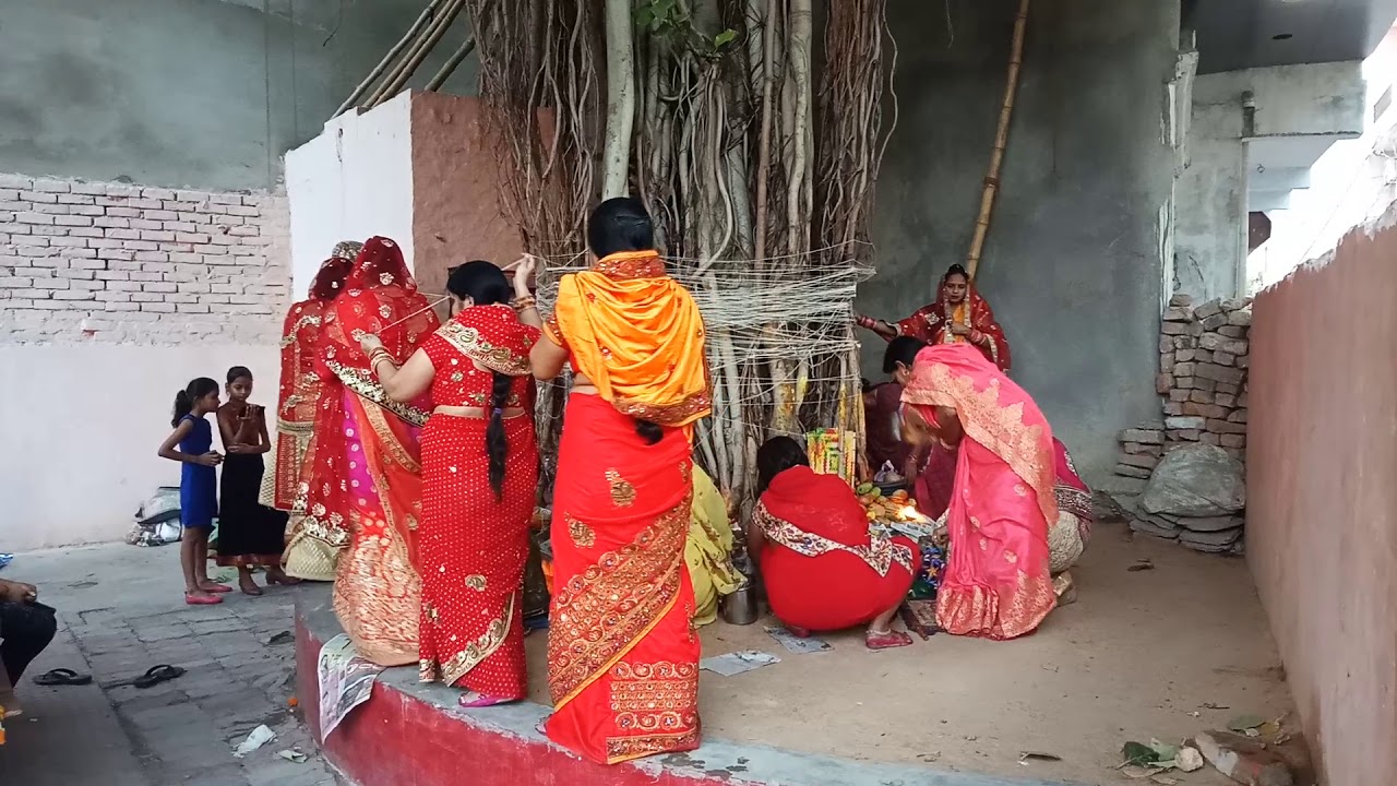Bargad pooja vatsavitri pooja - YouTube
