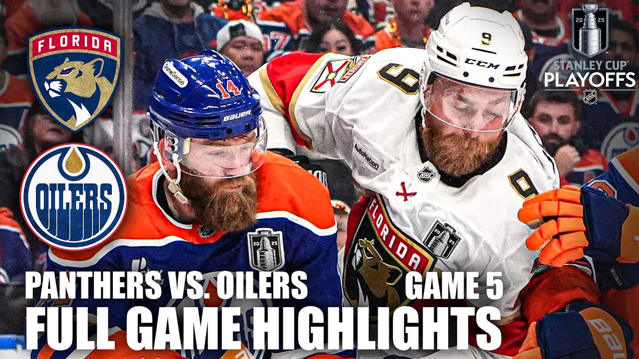 Stanley Cup Final Game 5: Florida Panthers vs. Edmonton Oilers | Full ...