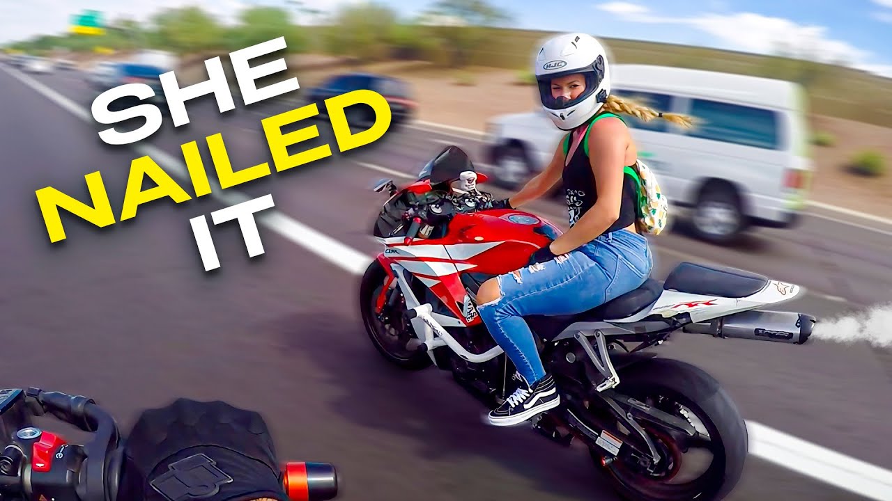 SHE'S RIDING A SPORT BIKE | @masface6 Instagram Compilation 5 - YouTube