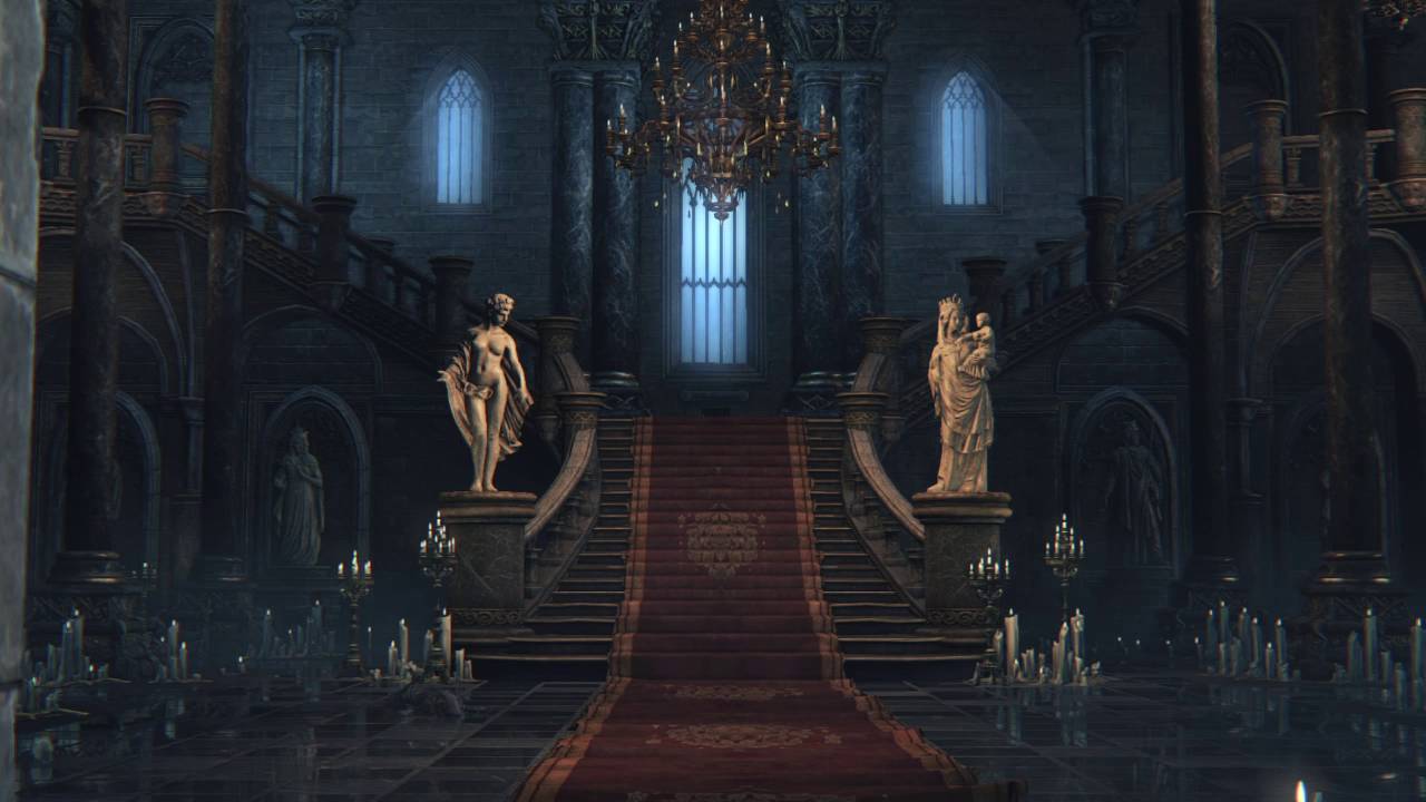 Bloodborne™ Entryway of Cainhurst Castle - YouTube