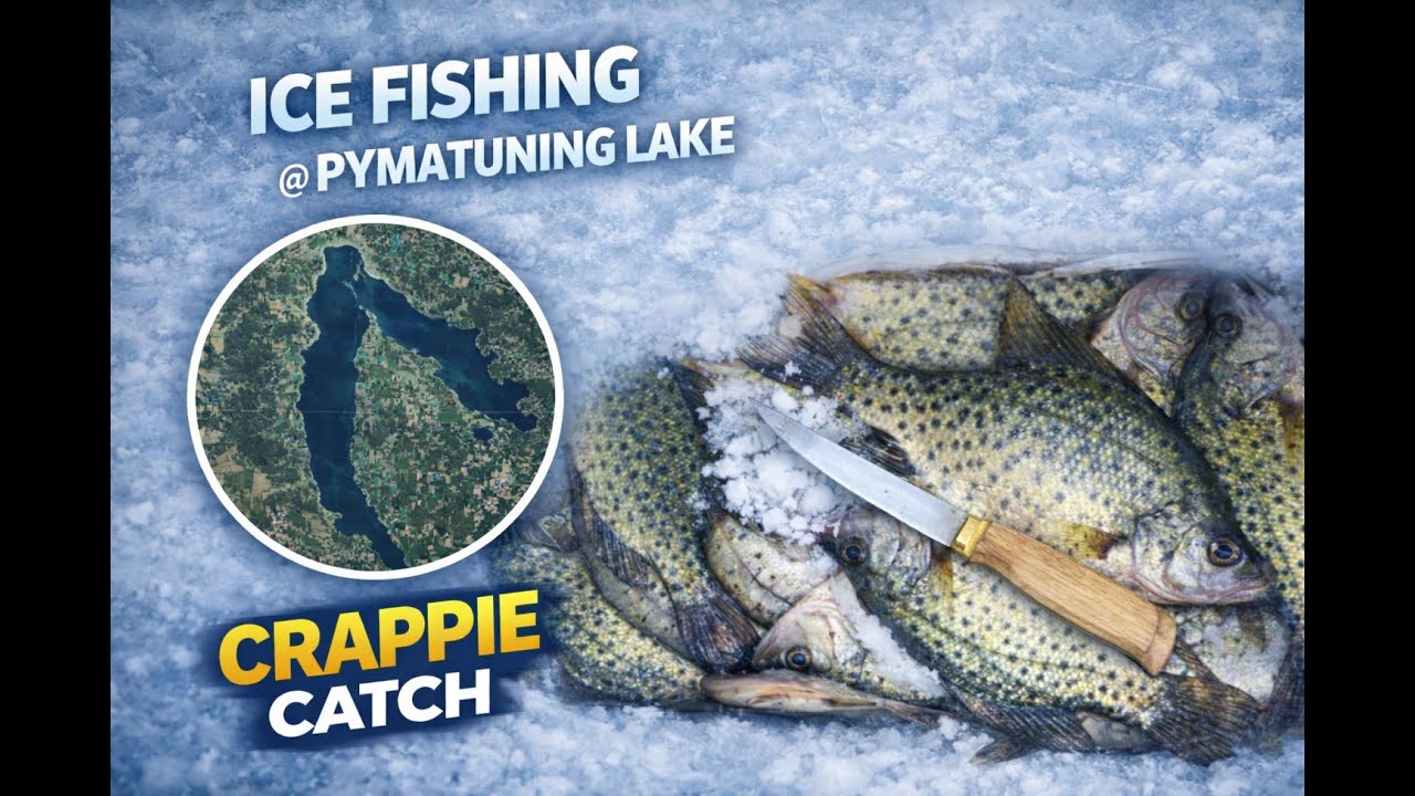 Ice Fishing Pymatuning Lake - YouTube