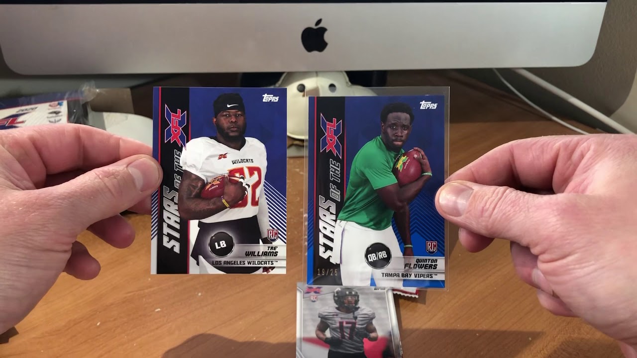 2020 XFL Football Trading Card Opening - 1 Blaster Box - YouTube
