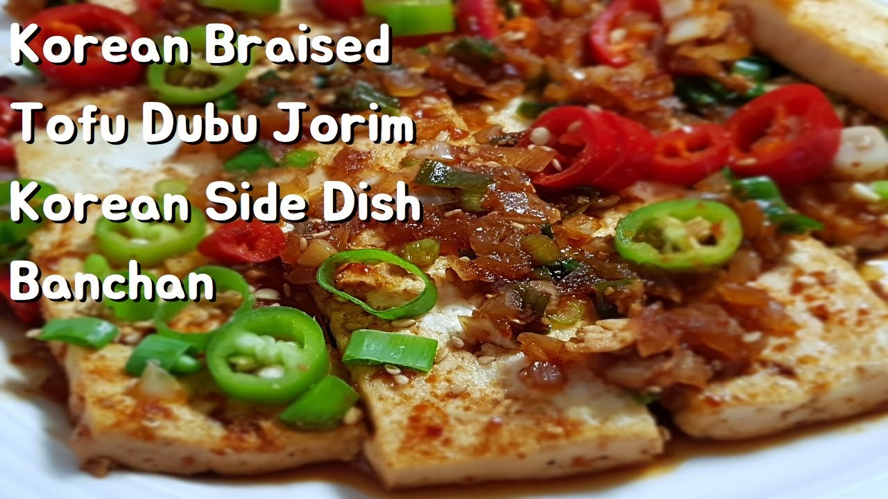 Korean Braised Tofu Dubu jorim | Korean Side Dish | Banchan - YouTube