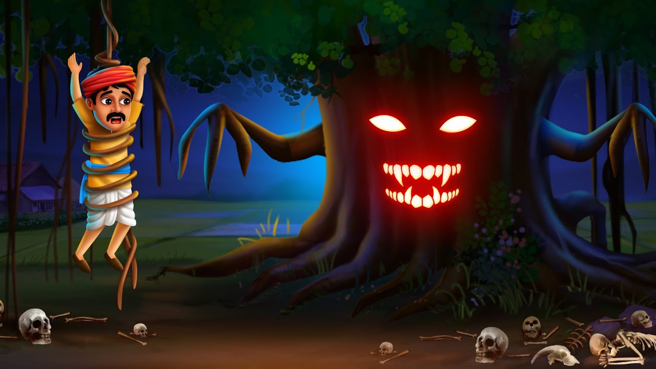 भूतिया बरगद का पेड़ - Ghost Banyan Tree Story | Hindi Kahaniya | Scary ...