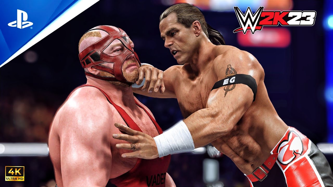 WWE 2K23 Shawn Michaels VS Vader | 4K HDR HARDCORE MATCH 🔥 | PS5 - YouTube