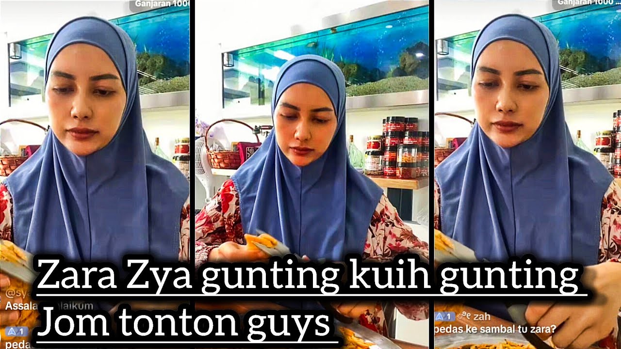 Zara Zya gunting kuih gunting.. jomTonton guys - YouTube