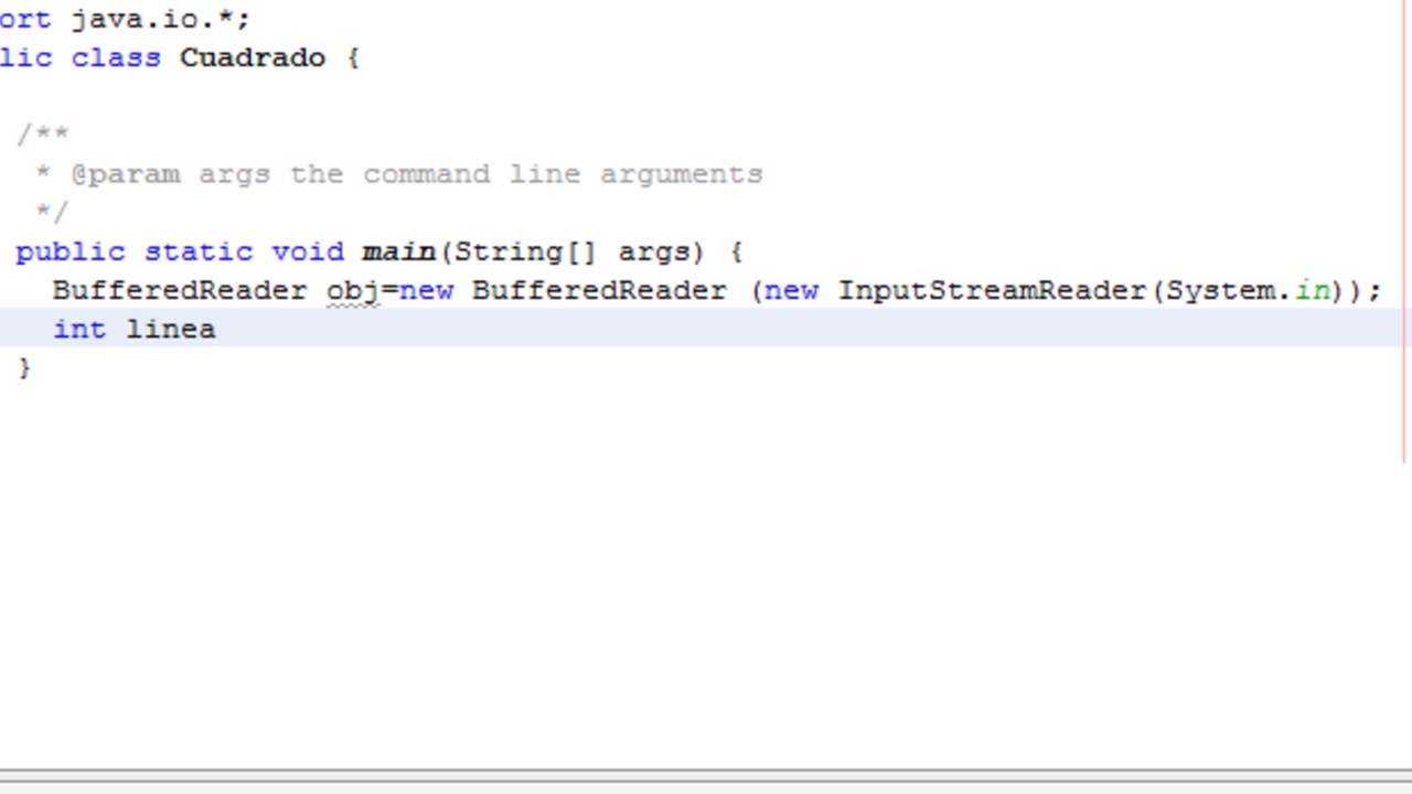 Cuadrado de asteriscos en java - YouTube