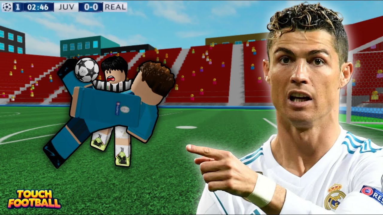 I Became 2017 CRISTIANO RONALDO in Touch Football! | Roblox Football ⚽ ...