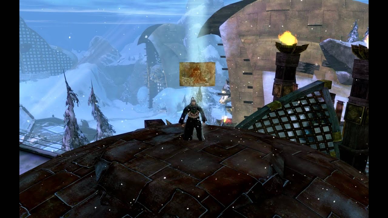 Guild Wars 2 - Hoelbrak Vistas - YouTube