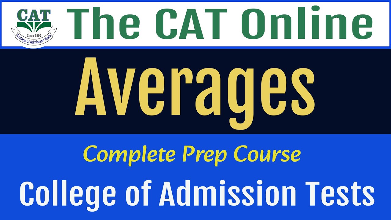 Averages - Mean Mode Median lesson with solved practice MCQ - YouTube