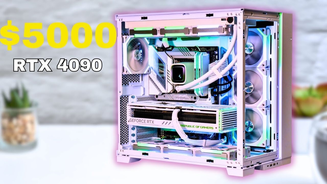 🎮 Witness the *EMOTIONAL* RTX 4090 All-White PC Build with Me - YouTube