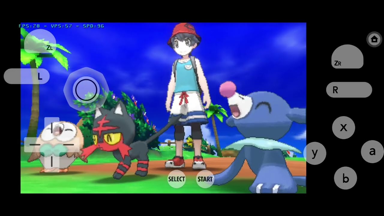 CITRA 3DS POKEMON ULTRA SUN PLAYABLE HELIO G99 - YouTube