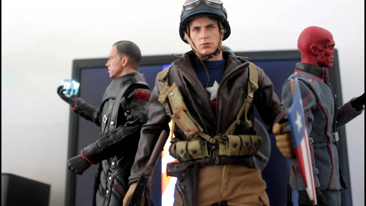 HOT TOYS RED SKULL AND CAPTAIN AMERICA COLLECTION SO FAR... - YouTube