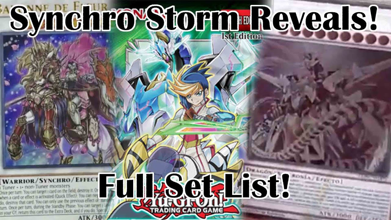 Yu-Gi-Oh! Legendary Duelist: Synchro Storm Reveals! | Full Set List ...