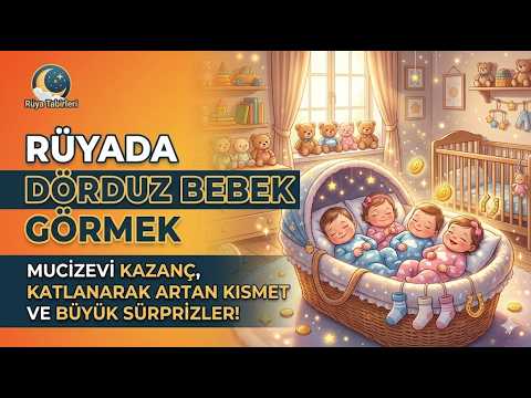 👶👶👶👶 Rüyada Dördüz Bebek Görmek (Mucizevi Kazanç, Katlanarak Artan Kısmet ve Büyük Sürprizler!)