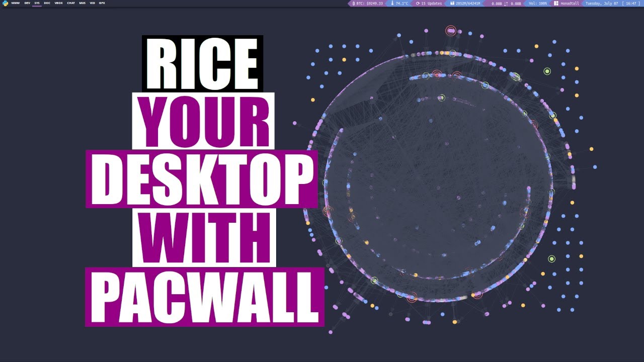 Pacwall Generates Wallpaper Based On Your Installed Packages DistroTube