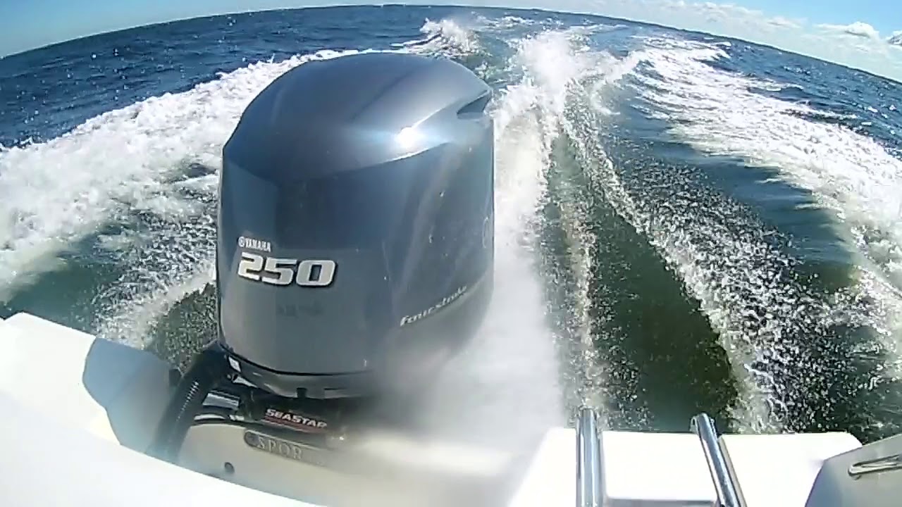 250 Yamaha outboard - YouTube