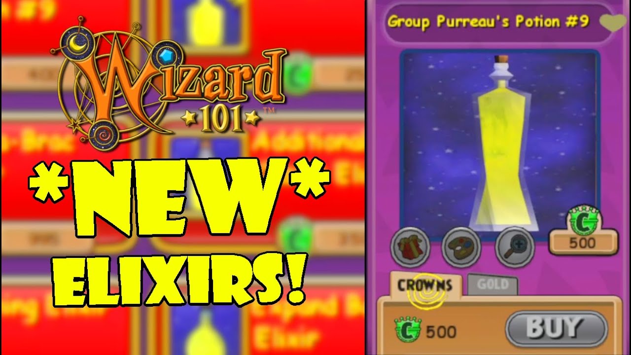 Wizard101 Just Added Some GAME CHANGING Elixirs. - YouTube
