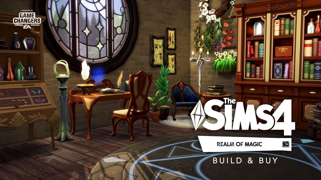 Sims 4 | Realm of Magic | Early Look at Build and Buy! 🔨🔮 - YouTube