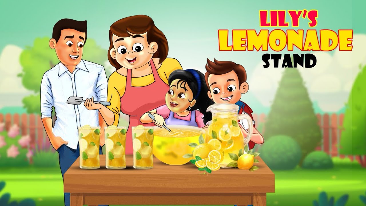 Lily’s Lemonade Stand | Kids Animated Bedtime Story in English | Amu ...