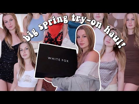 White Fox try on haul !! let's get ready for spring :)