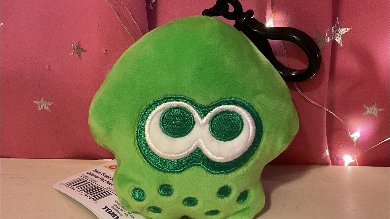 Splatoon 2 Green Squid Keychain Review - YouTube