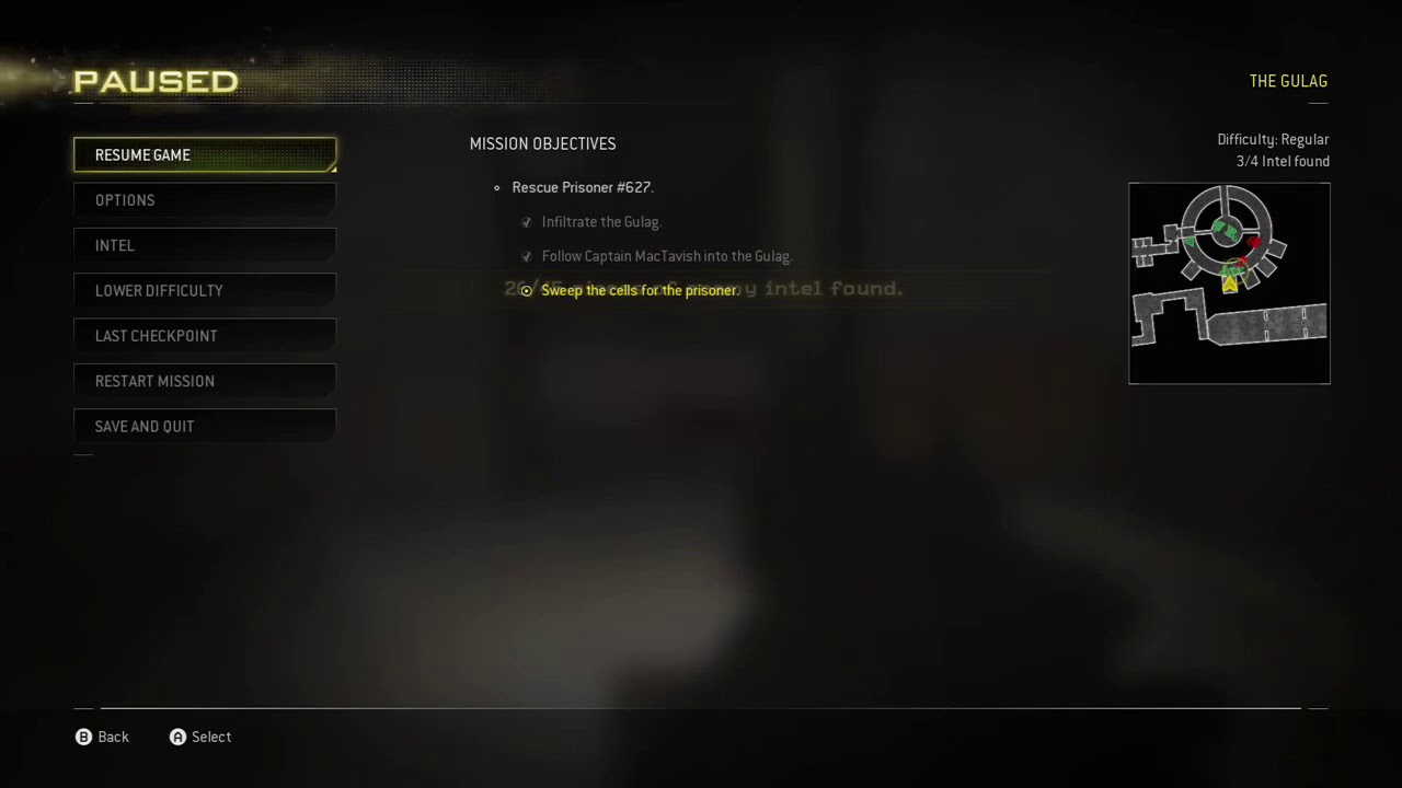 Pause menu (Call of Duty Modern Warfare 2 Remastered) - YouTube