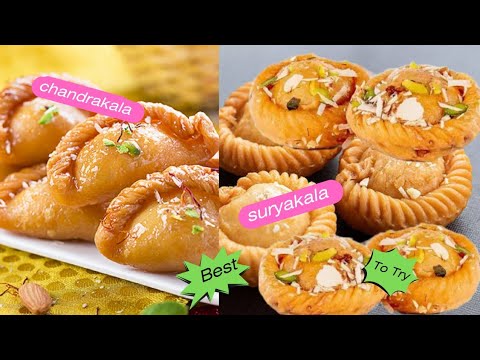 Chandrakala Recipe |Suryakala Recipe Sweet Recipe | Indian Sweet ...