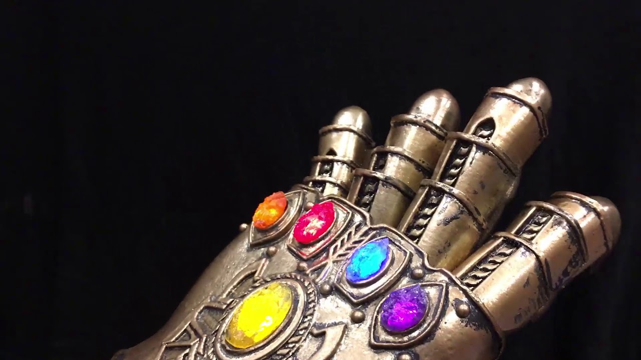Infinity Gauntlet replica by Props and Heroes - YouTube