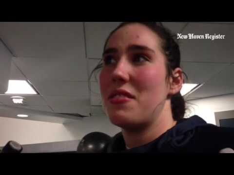 Natalie Butler posted double-double in first career start at #UConn ...