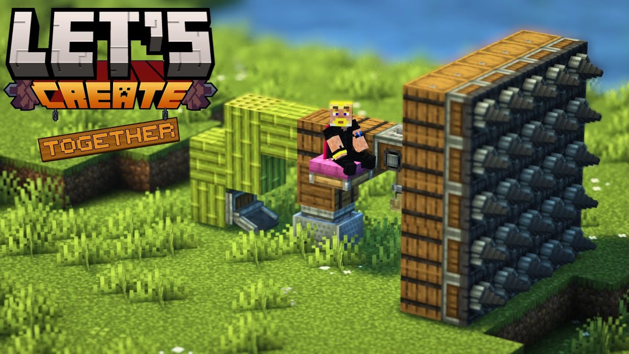 Rideable Rail-Placing Drill! (Create Mod Experiment) - YouTube