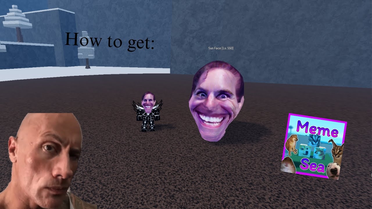 How to get the Accessory SUS Face in Meme Sea - YouTube