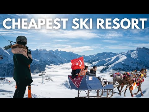 CHEAPEST place to SKI in TURKEY 🇹🇷