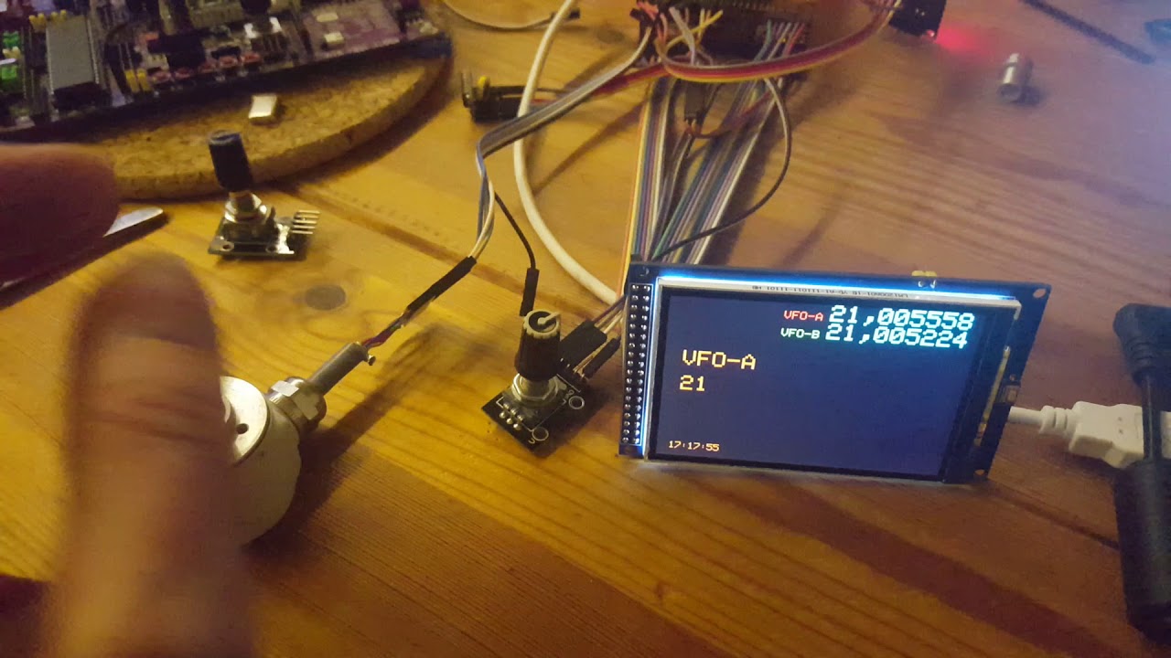 HX8357 and Cypress for HF Transceiver. progress - YouTube