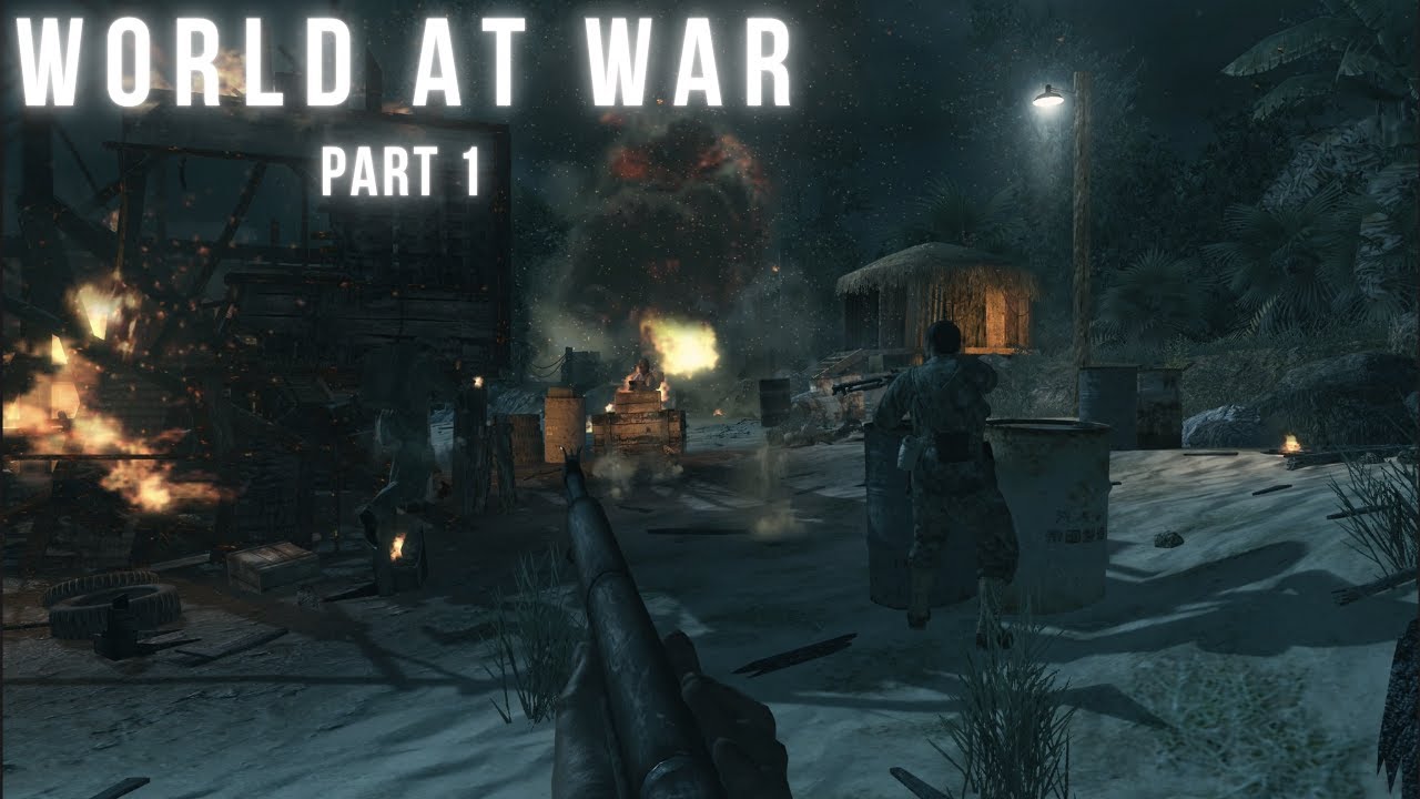 Call of Duty: World at War [Raid of Makin Island] 4K, No Hud - YouTube