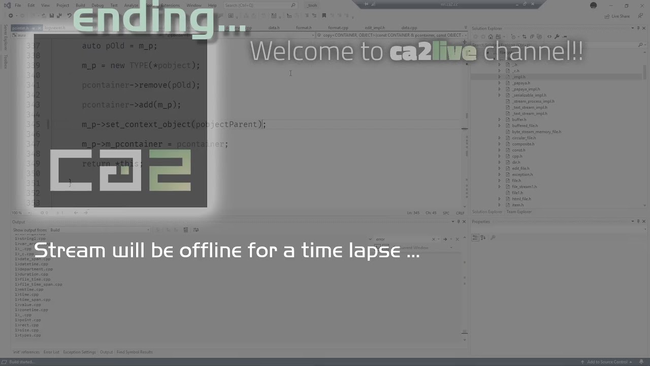 🌌🌍 Stabilizing ca2 Framework [C++] - YouTube