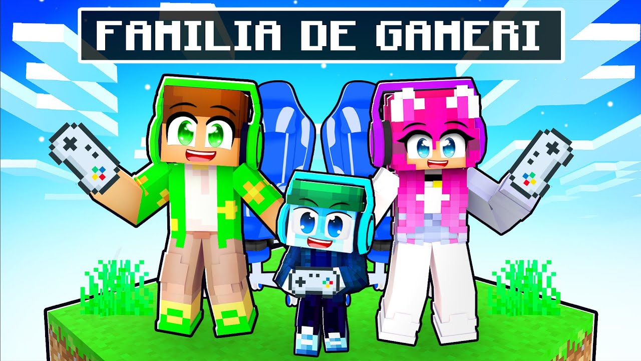 Noua Mea *FAMILIE* de GAMERI pe Minecraft... - YouTube