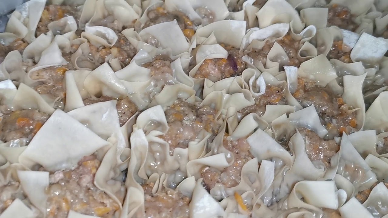 My home made pork shoimai - YouTube