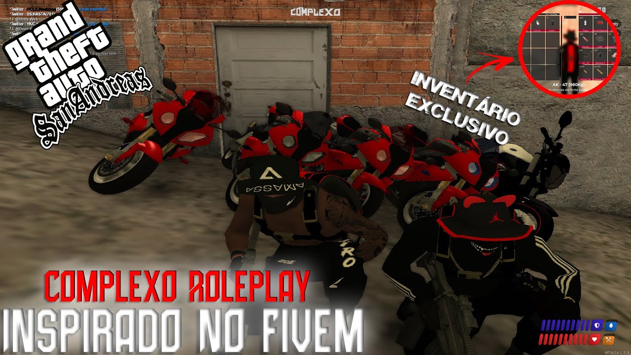 COMPLEXO RP - MELHOR SERVIDOR INSPIRADO NO FIVEM! *otimizado* - MTA GTA ...